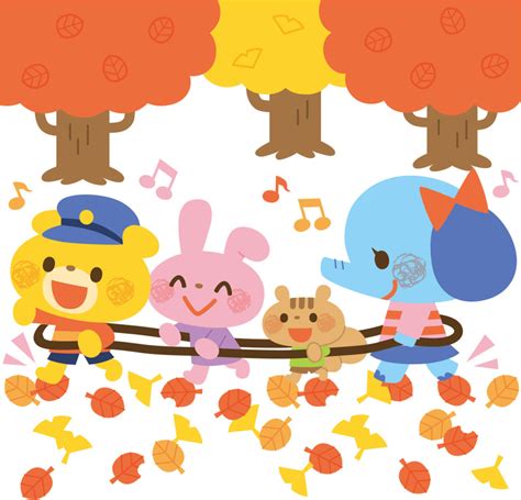 ポット9月号 壁面かざり案 「電車ごっこ」 イラストレーターたかしまよーこweb Nicotte 子供向け・絵本・児童書・教材・動物の
