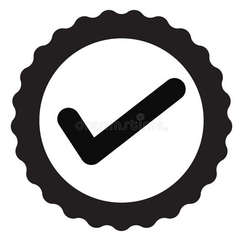 Approved Certificate Icon On White Background Flat Style Approved Icon For Your Web Site