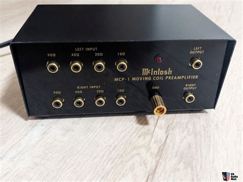 Mcintosh Mcp 1 Stereo Moving Coil Mc Phono Preamplifier Great For