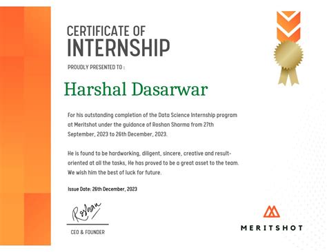 Harshal Dasarwar On Linkedin Datascience Internshipexperience Gratitude 12 Comments