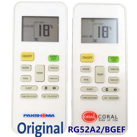 Original Ac Remote Control Rg52a2bgef Rg52a2 Bgef Fit For Coral