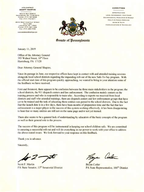 How To Address Attorney General In Sample Letter