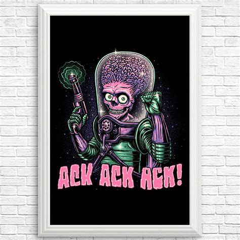 Ack Ack Ack Posters And Prints Once Upon A Tee