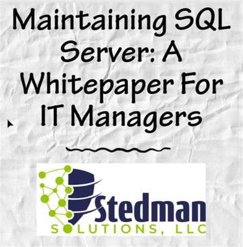 Steve Stedman On Linkedin Sqlserversecurity Itmanager