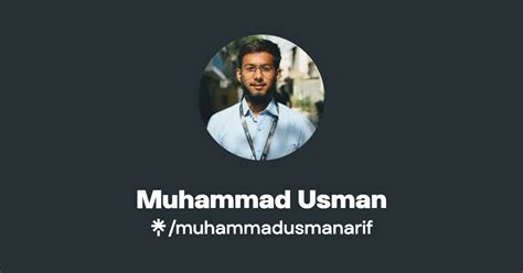 Muhammad Usman Instagram Facebook Linktree
