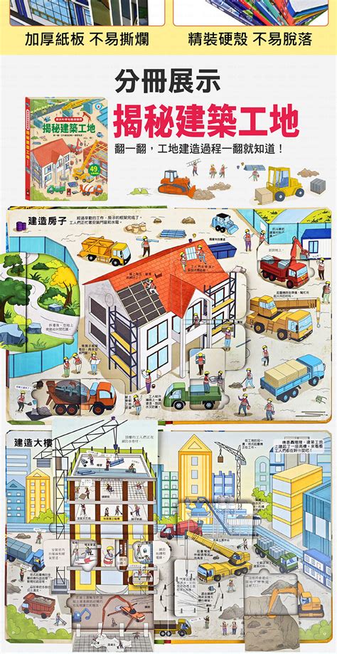 知識遊戲書趣味科學知識翻翻書 揭秘建築工地 揭秘垃圾 揭秘宇宙 揭秘機場 揭秘醫院 揭秘機械 揭秘火車 風車圖書 蝦皮購物