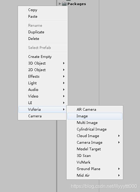 unity vuforia （ar）的基本制作步骤 unity 获取vuforia值 csdn博客