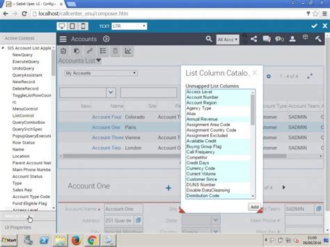 siebel ip2016 web composer in action the siebel hub
