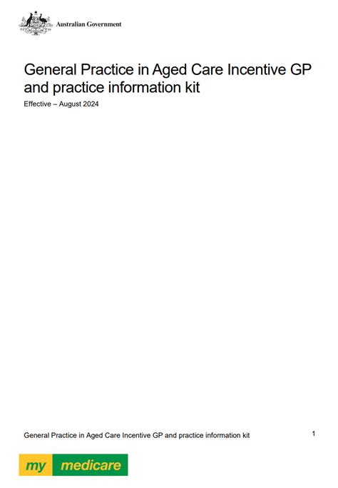 GP And Practices Information Kit Australian Government Department Of Health Disability And Ageing
