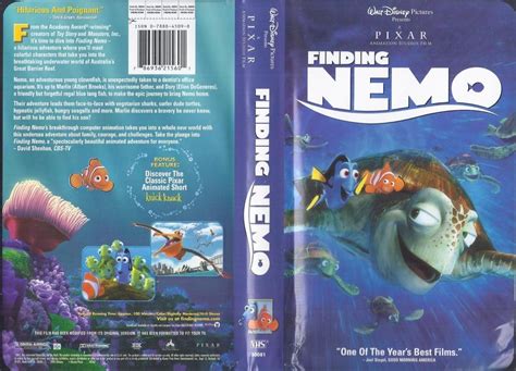 Finding Nemo Vhs Pixar Disney