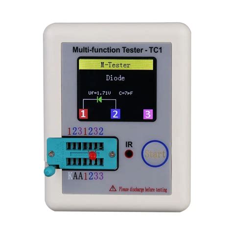 2017 Transistor Tester TFT TC 1 Diode Triode Capacitance Meter LCR ESR