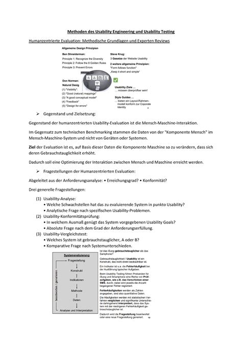 Methoden Usability Teil 2 - Warning: TT: undefined function: 32 Warning ...