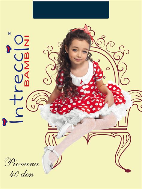 Колготки детские, Intreccio Bambini PIOVANA 40, blu scuro купить в ...