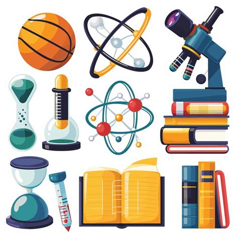 Iconos De La Escuela La Ciencia Y La Educaci N Vector Premium