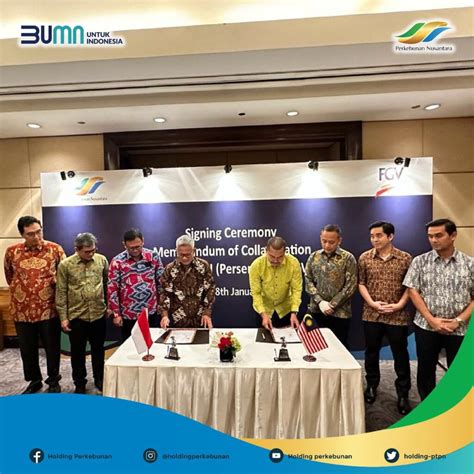 Berita Sawit Anwar Ibrahim Datang Holding PTPN Dan Felda Jalin