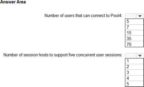 what will be the maximum number of users that can connect to pool4 and