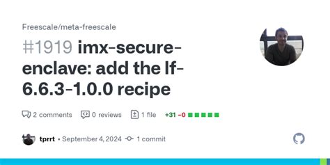 Bootlin On Linkedin Imx Secure Enclave Add The Lf 6 6 3 1 0 0 Recipe By Tprrt · Pull Request…