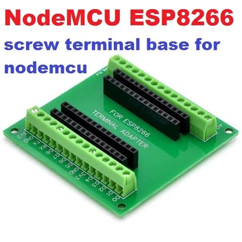 Esp8266 Wifi Screw Terminal Breakout Board For Esp8266 Esp 12e Nodemcu