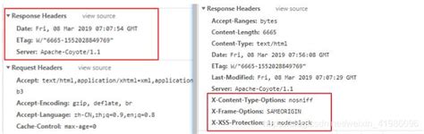nginx 或者tomcat 下 x content type options、x xss protection、content