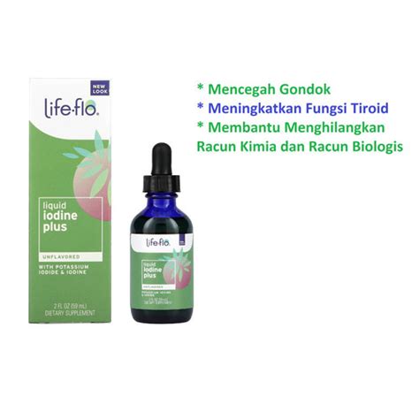 Jual LIFE-FLO Liquid Iodine Plus with Iodine & Potassium Iodine 59ml ...