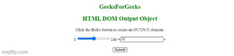 Html Dom Output Object Geeksforgeeks