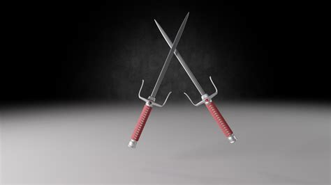 Sai Weapom 3d Model Cgtrader