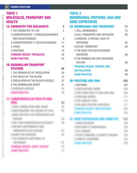 Solution International A Level Biology Student Book Sample Studypool
