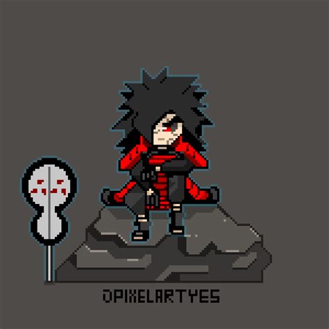 Madara Uchiha Fan Art R Pixelart