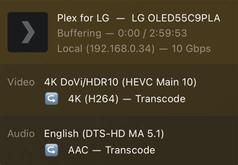 Why Is My Video Transcoding Because Of Audio Transcode Rplex