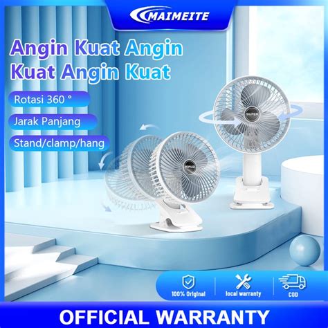 Jual MAIMEITE Kipas Mini USB Clip Mini Fan Rotating Kipas Angin Meja Mini Jepit Portable USB
