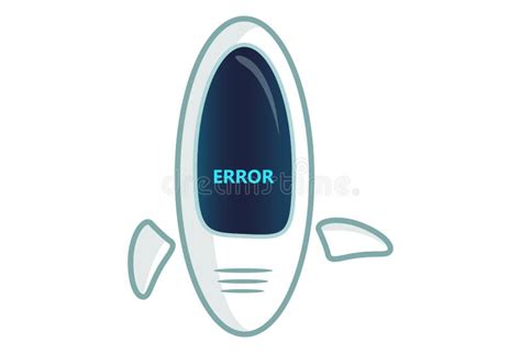 Cute Robot Showing Message Error Stock Illustration Illustration Of Happy Pirate 88622171