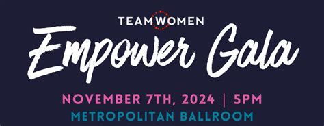 2024 Teamwomen Empower Gala Teamwomen