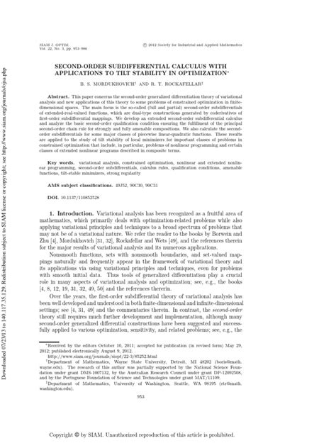 Second Order Subdifferential Calculus With Applications To Tilt
