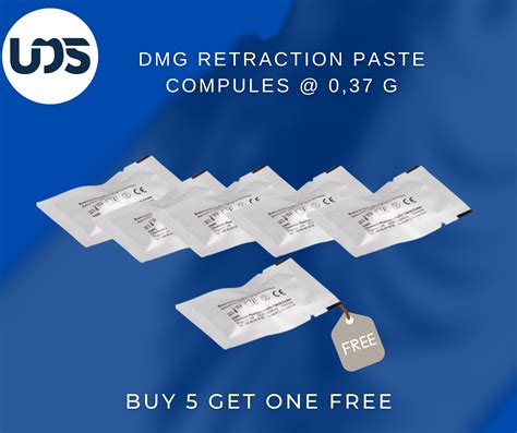 Dmg Retraction Paste Compules Buy 5 Get One Free Uds Dental