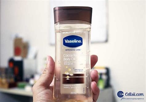 Vaseline Intensive Care Cocoa Radiant Body Gel Oil 200ml Bd
