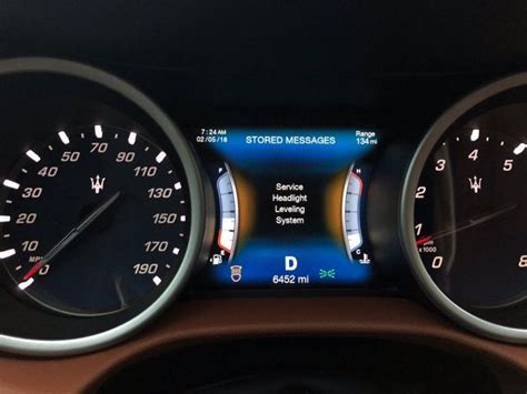 Service Headlight Leveling System Maserati Ghibli Forum