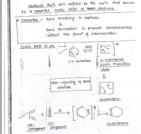 Career Endeavour Pericyclic Reaction Organic Chemistry Class Notes English For Ugc Net Csir