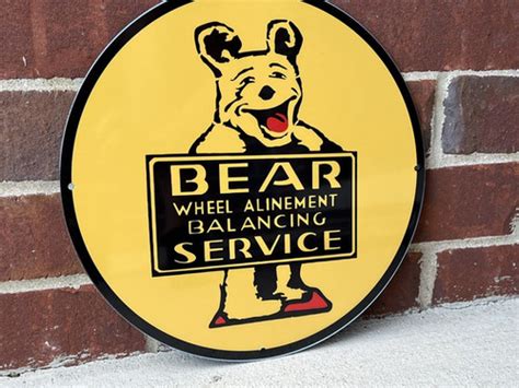 Bear Alignment Service Vintage Style Press Monster