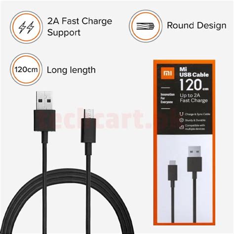 Xiaomi Mi Original Charging Sync Cable Cm Dcart Pk