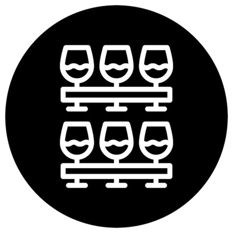 Premium Vector Wine Glasses Vector Icon Design Illustration