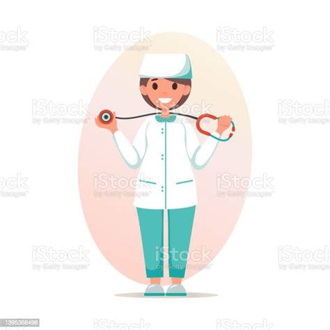 간호사 청진기 간호사에 대한 스톡 벡터 아트 및 기타 이미지 간호사 개념 건강 진단 Istock