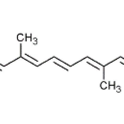 Structural Formula Of Astaxanthin Download Scientific Diagram