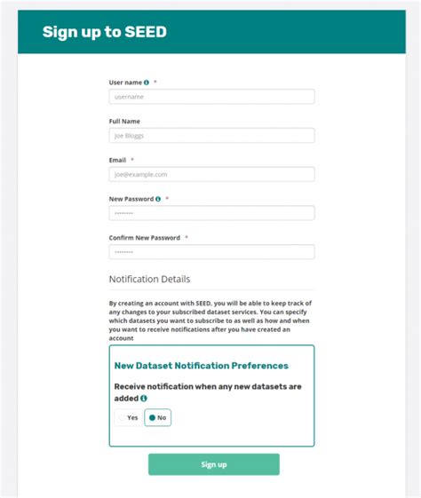 Subscribing To Datasets Seed Portal