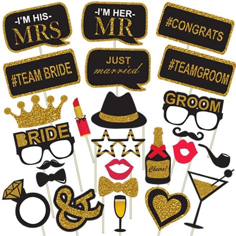 Party Propz Bachelorette Party Props Pack Of 25 Pcsfor Bachelorette