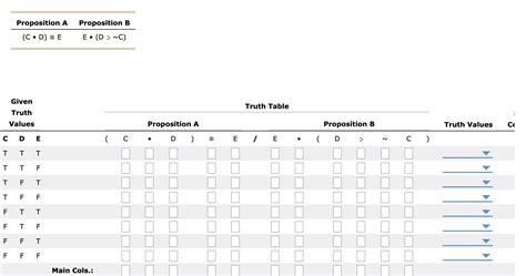 Solved Begin{tabular}{cc} Proposition A And Proposition B