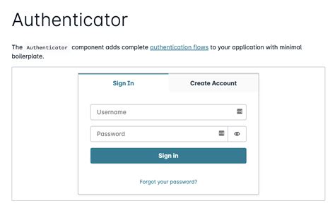 Angular Authenticator Sign In Too Narrow · Issue 1454 · Aws Amplify