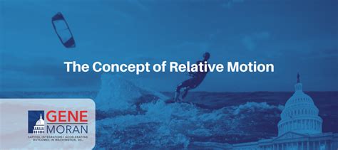 The Concept Of Relative Motion
