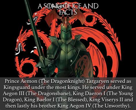 Prince Aemon The Dragonknight Targaryen Aemon Aemon Targaryen