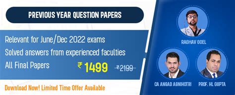 CMA Final Question Paper 2024 Exam Pattern Marking Scheme