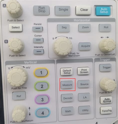 【测试笔记】示波器的使用示例（多图形说明，少文字描述）示波器各个按键功能图 Csdn博客